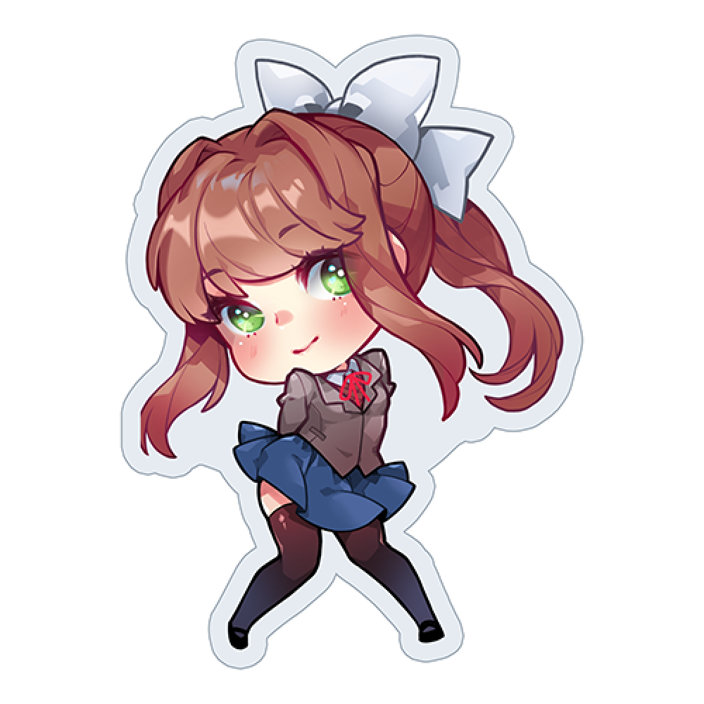 Charm – DDLC Monika – Skullfairy Store