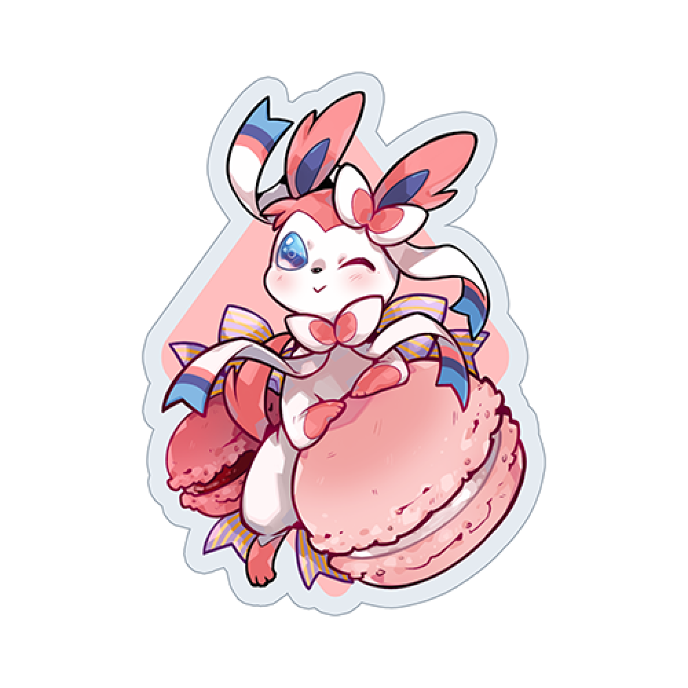 Charm – Sylveon Macaron – Skullfairy Store