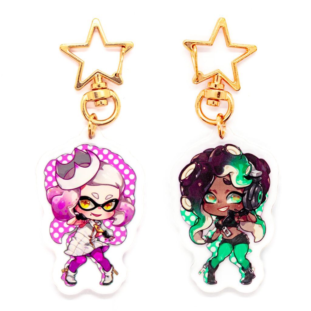 Charm – Splatoon – Pearl & Marina – Skullfairy Store